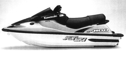 1996-2002 Kawasaki JetSki 1100Zxi JH1100 Factory Service Repair Manual ...